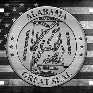 Alabama USA Custom License Plate Custom Car Tag Personalized License ...