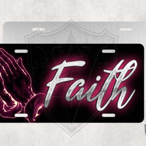 Personalized License Plate - Custom License Plate - Praying Hands ...