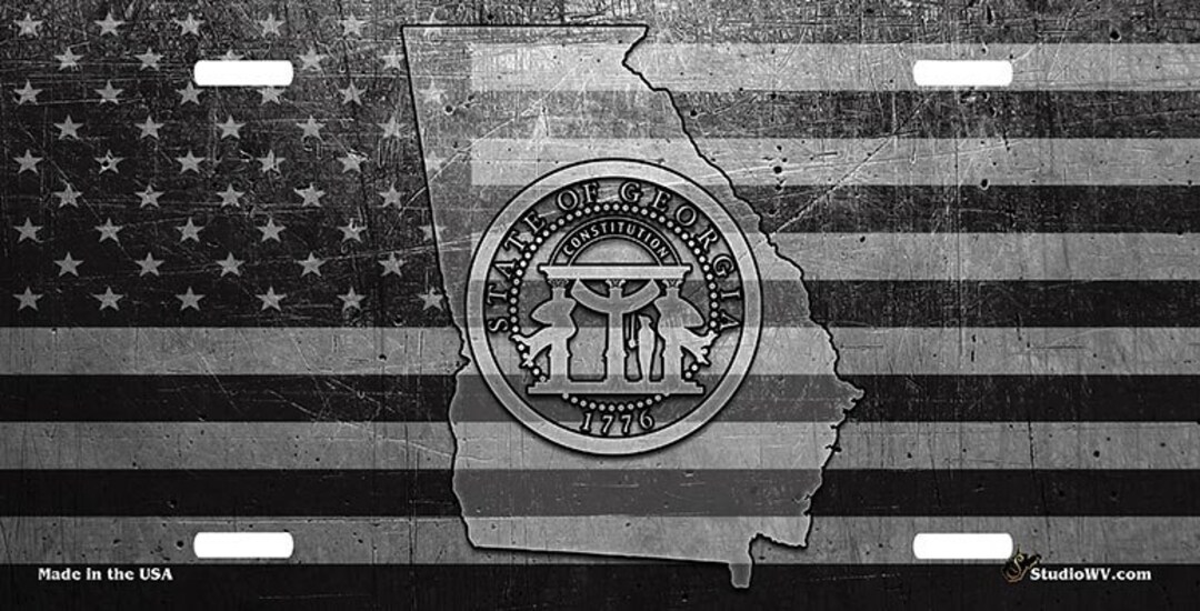 Georgia - Custom License Plate - Custom Car Tag - Personalized License ...