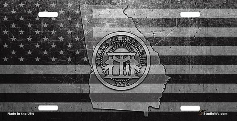 Georgia Custom License Plate Custom Car Tag Personalized - Etsy