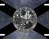 Florida Custom License Plate Custom Car Tag Blue and - Etsy