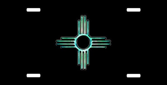 New Mexico Custom License Plate Custom Car Tag Turquoise - Etsy