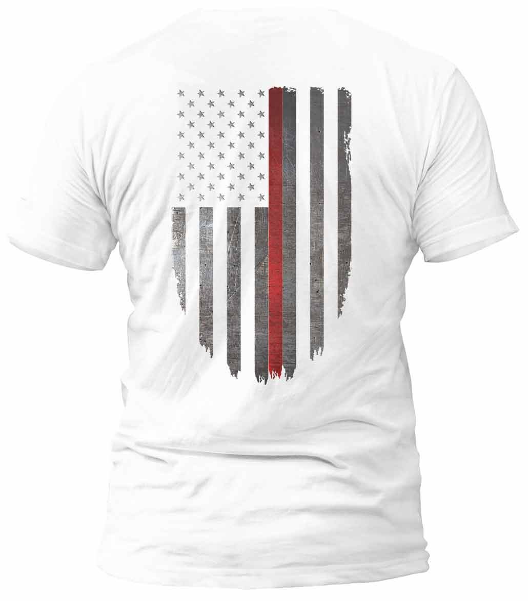 Thin Red Line T-shirt - Etsy