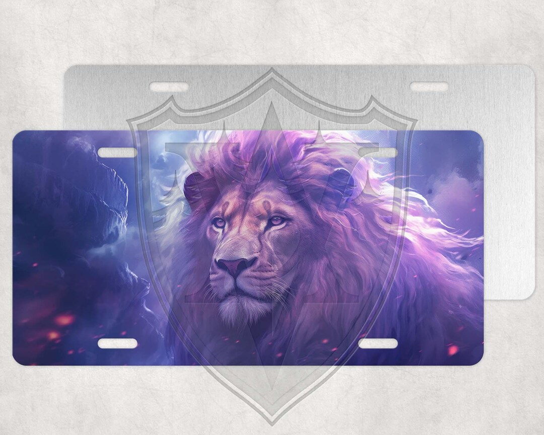 Majestic Lion - Custom License Plate - Custom Car Tag - Personalized ...
