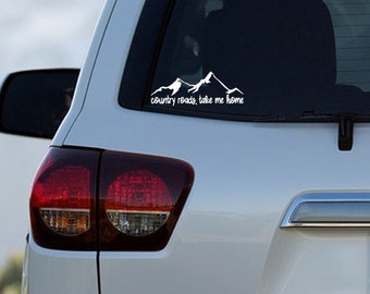 Country Car Decal | Etsy