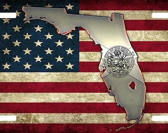 Florida Custom License Plate Custom Car Tag FSU Blue - Etsy