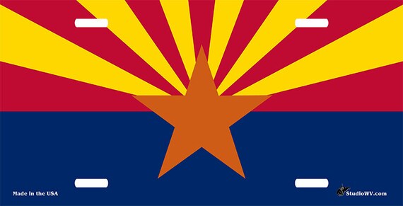 Arizona Custom License Plate Custom Car Tag Personalized | Etsy