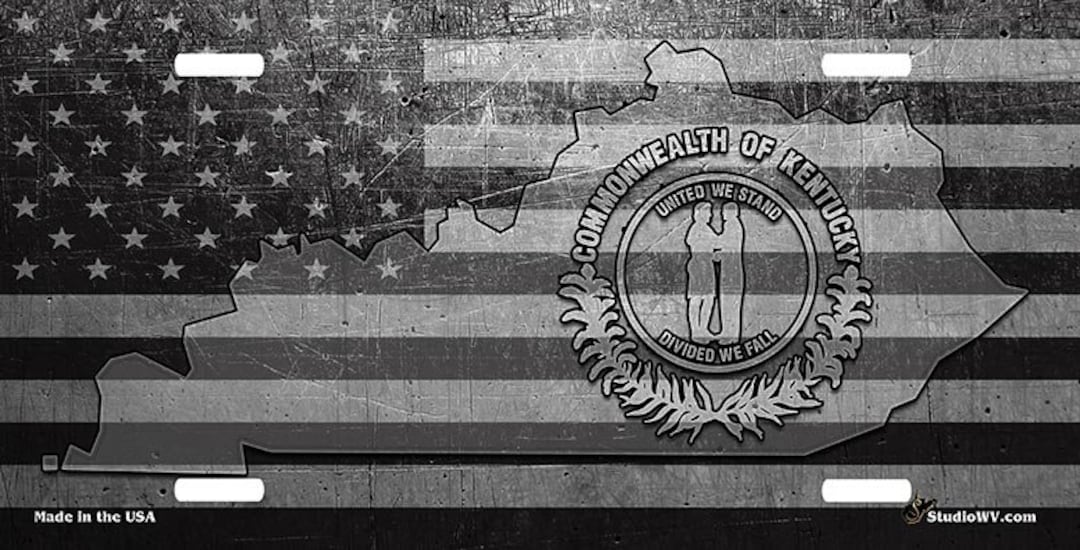 Kentucky - KY State - Custom License Plate - Custom Car Tag ...