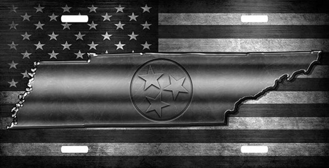 Tennessee Custom License Plate Custom Car Tag Black Steel - Etsy