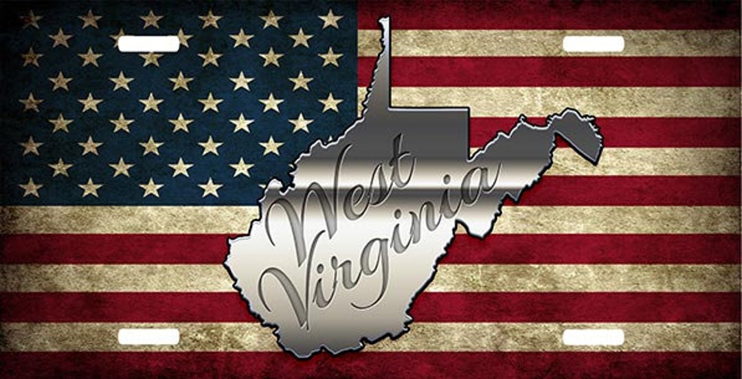 WV - West Virginia - Custom License Plate - Custom Car Tag - American ...