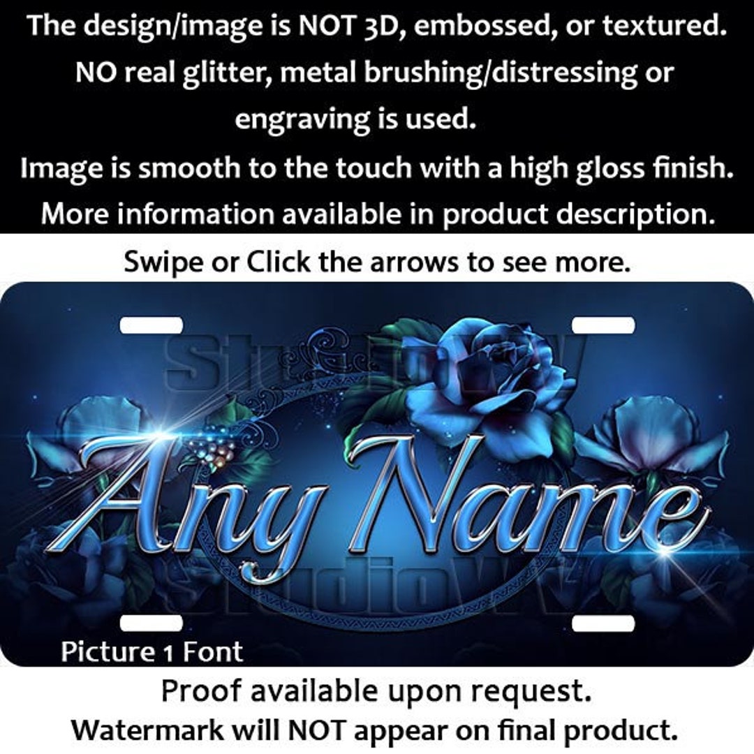 Custom License Plate - Custom Car Tag - Personalized License Plate ...