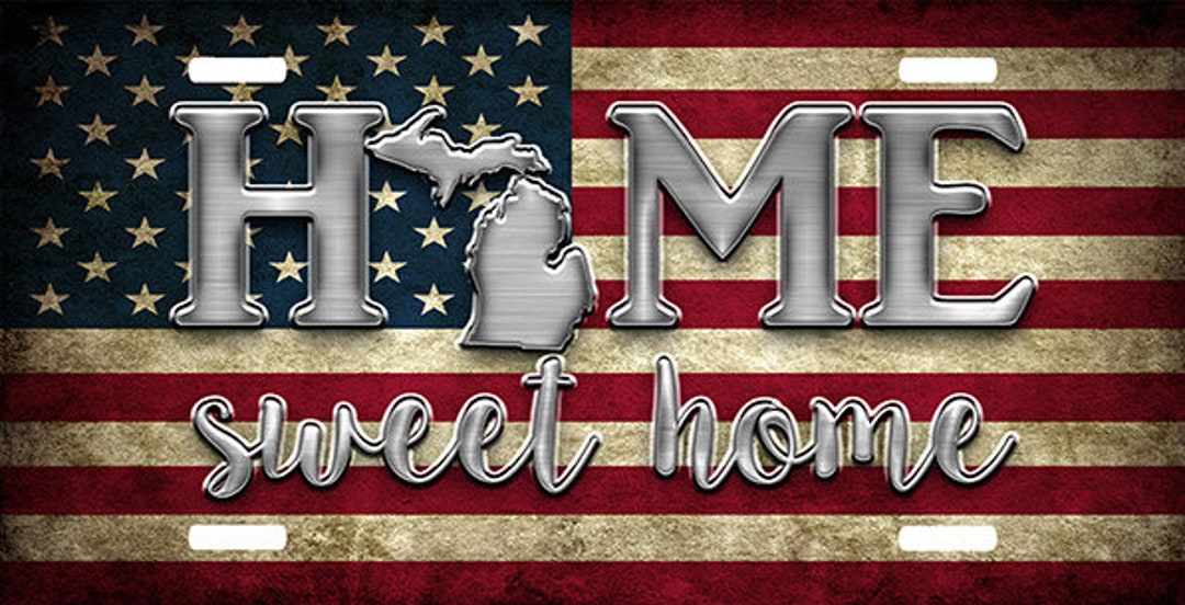 Michigan License Plate - Custom License Plate - Custom Car Tag ...