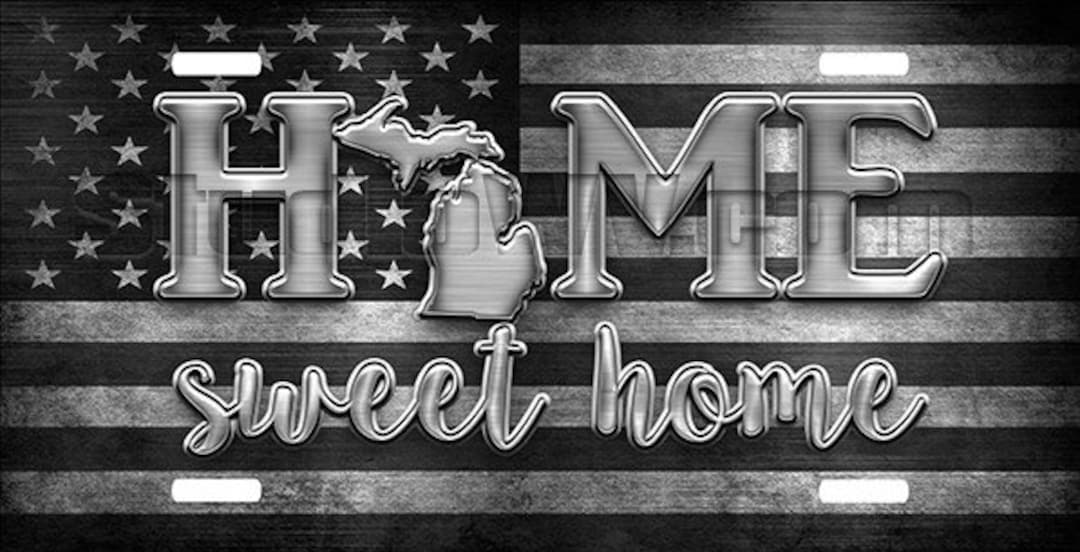 Michigan Custom License Plate Custom Car Tag Personalized License Plate ...