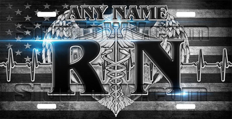 RN - Custom License Plate - Personalized License Plate - EMT ...