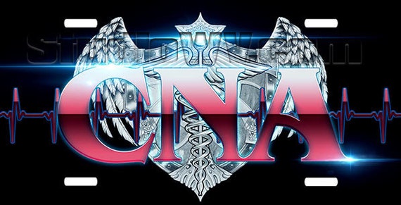 CNA Nurse Custom License Plate Personalized License | Etsy