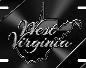 Custom West Virginia License Plate - Etsy