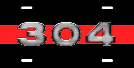 Thin Red Line Custom License Plate Custom Car Tag - Etsy