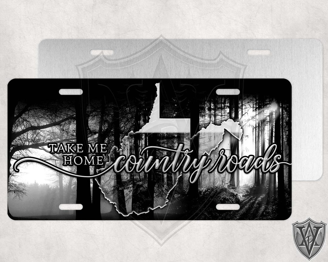 WV - West Virginia - State - Custom License Plate - Custom Car Tag ...