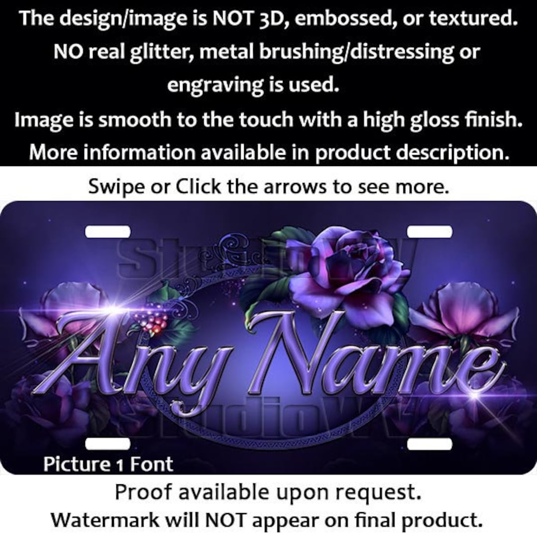 Custom License Plate - Custom Car Tag - Personalized License Plate ...