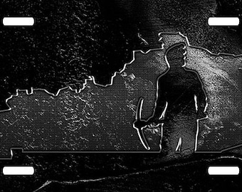 Lineman Custom License Plate Electrician IBEW Pole and Lines - Etsy