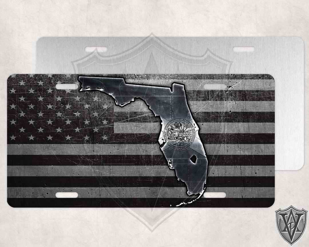 Florida - Custom License Plate - Custom Car Tag - Metalworks - Etsy