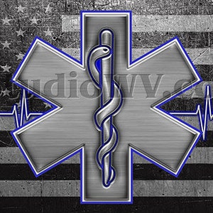EMT - Custom License Plate - Custom Car Tag - EMS - Star of Life ...