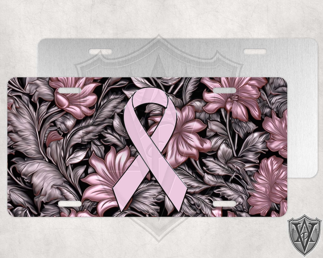 Breast Cancer Awareness - Custom License Plate - Custom Car Tag ...