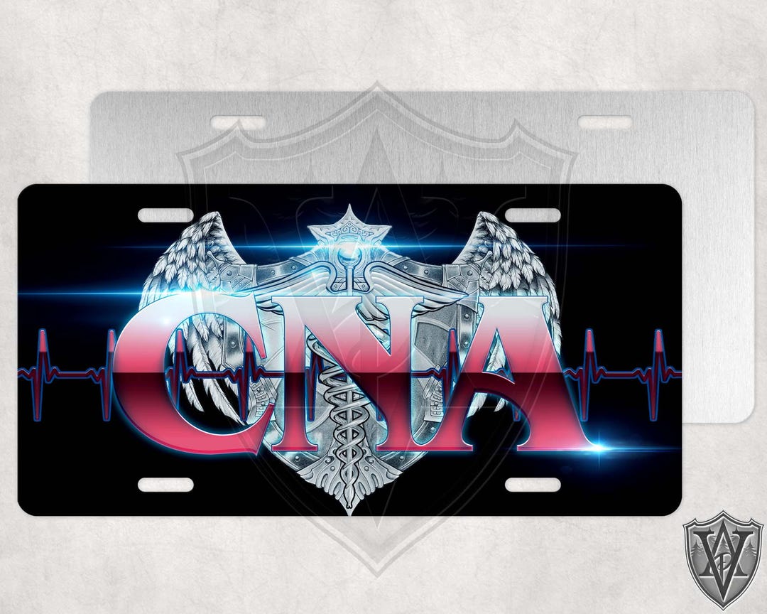 CNA - Nurse - Custom License Plate - Personalized License Plate - Nurse ...