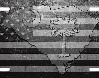 South Carolina SC State Custom License Plate Custom Car | Etsy