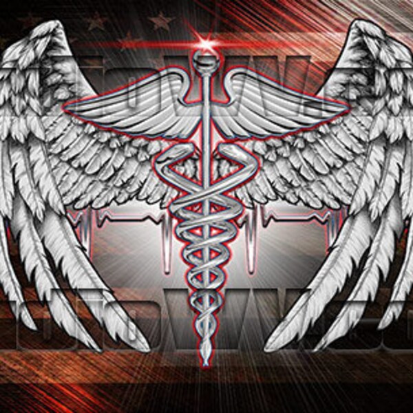 Caduceus License Plate - Etsy