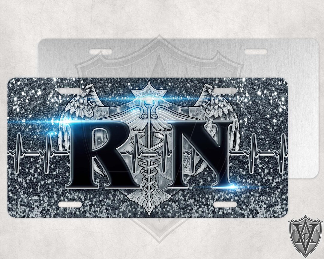 RN - Custom License Plate - Custom Car Tag - Personalized License Plate ...