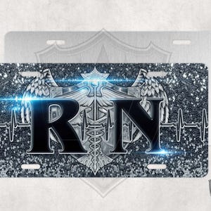 RN - Custom License Plate - Custom Car Tag - Personalized License Plate ...