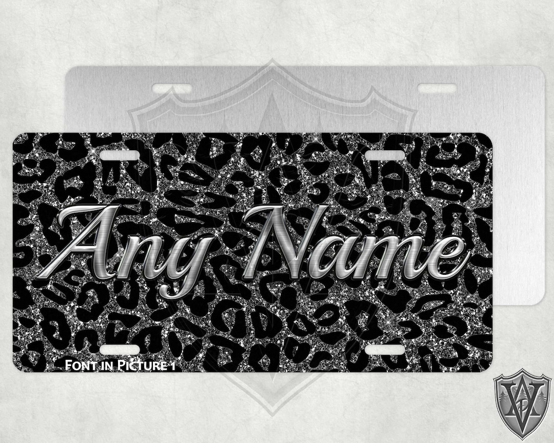 Your Text - Any Name - Custom License Plate - Custom Car Tag ...