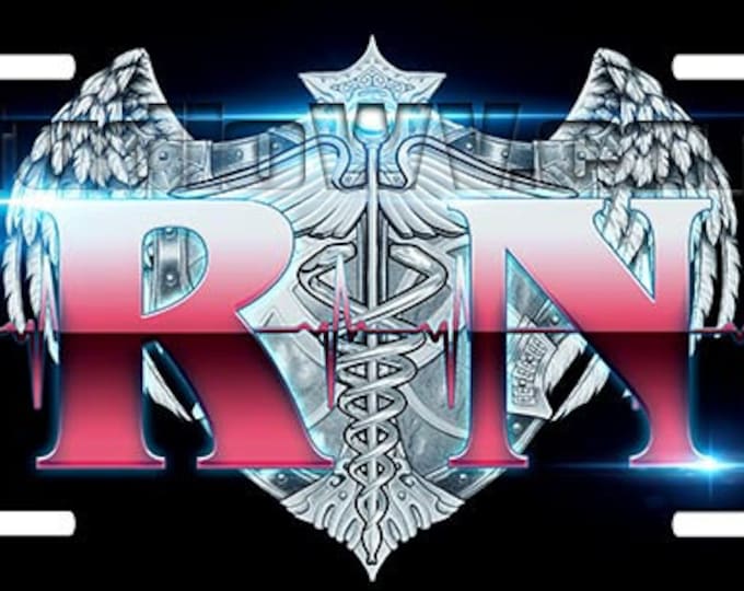 CNA Nurse Custom License Plate Personalized License - Etsy