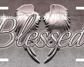 Blessed Custom License Plate Personalized License Custom - Etsy