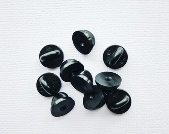 20pcs Purple Heart Rubber Pin Back, Rubber Pin Backs for Hat Pins ...