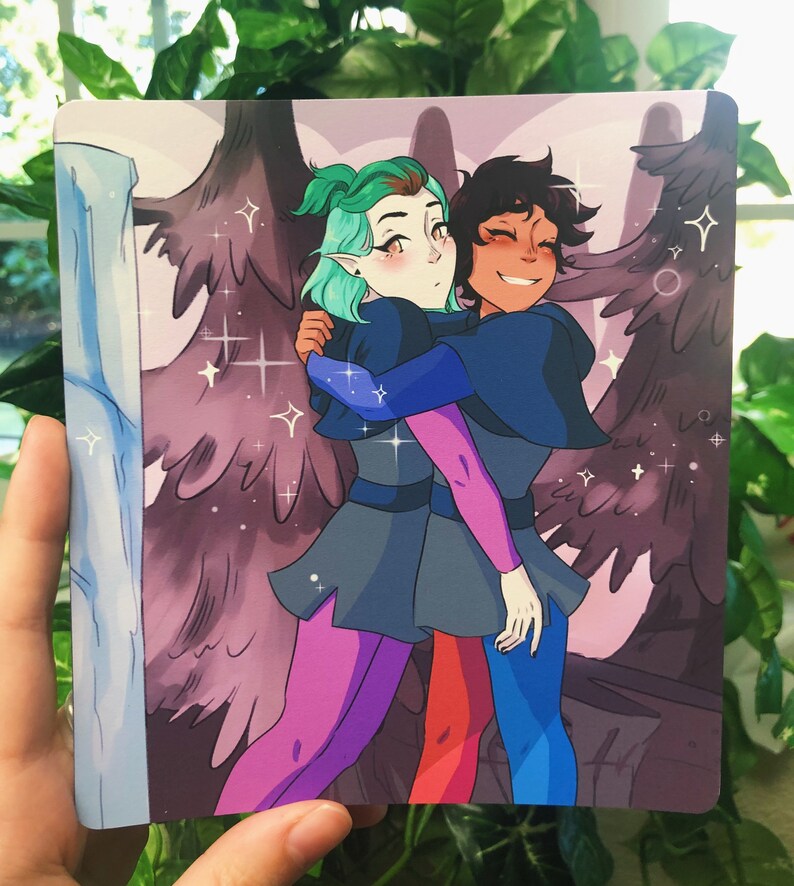 Lumity Hugging Print the Owl House Luz and Amity | Etsy