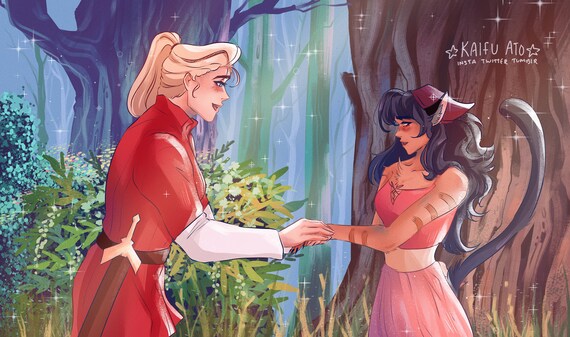 Catradora Sleeping Beauty Print she Ra and the Princesses of | Etsy