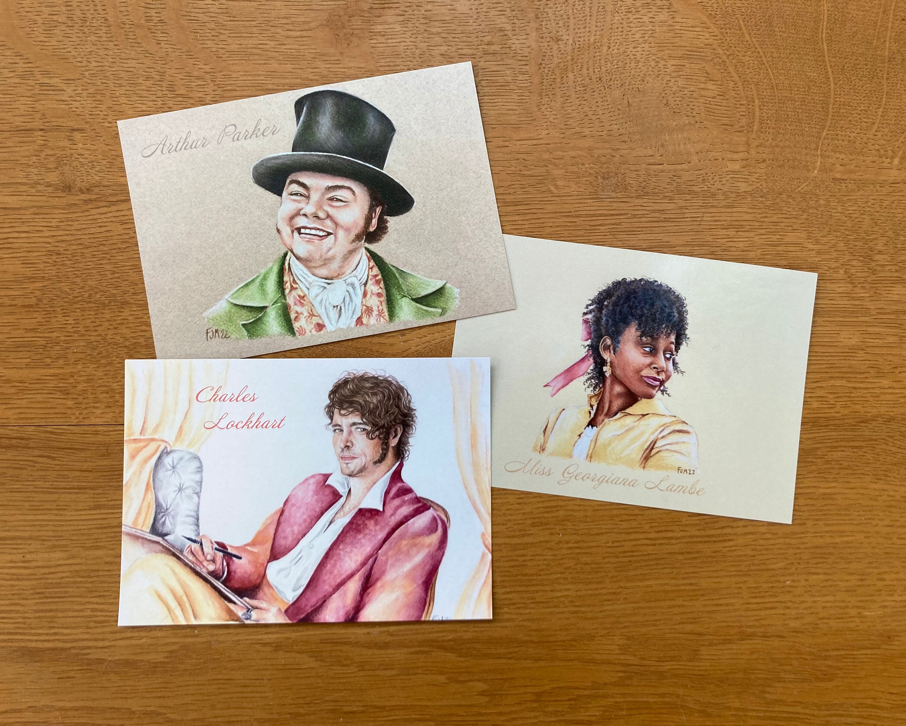 Full Set of Sanditon Character Postcards 13 - Etsy