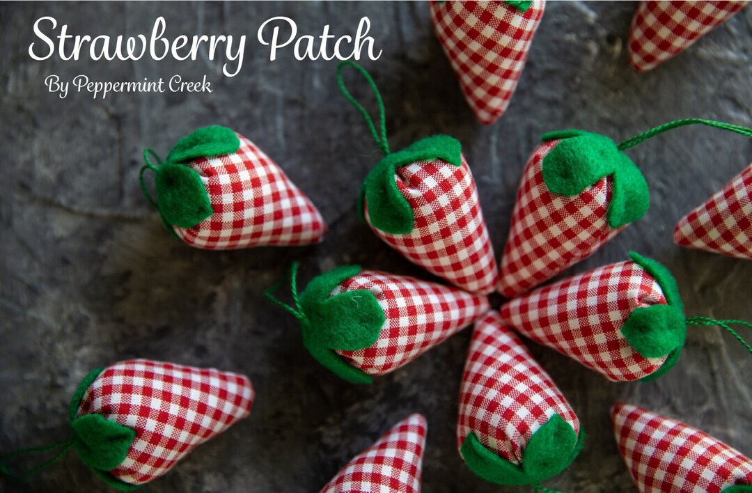 Strawberry Sewing Pattern - PDF - Etsy