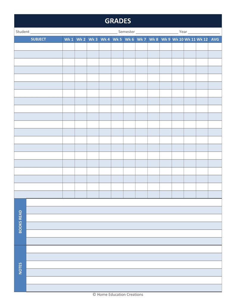 Classical Home Education Planner (for CC) - With Memory Work Review ...