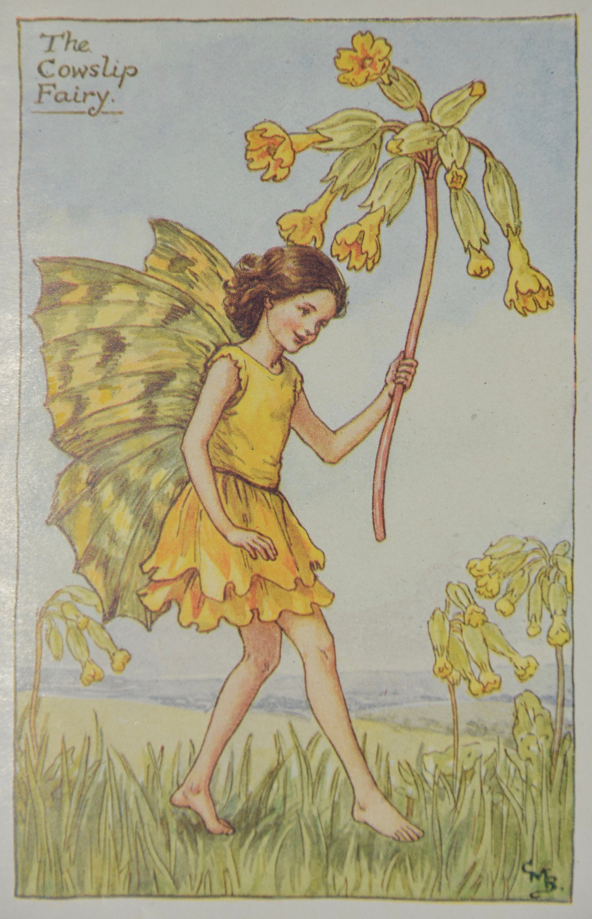 Art & Collectibles Lithographs Flower Fairy Print,The Cowslip FairyBy ...