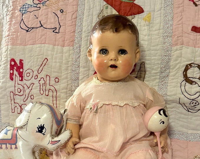 Vintage Ideal Composition Baby Doll From the 1930s 19” - Etsy