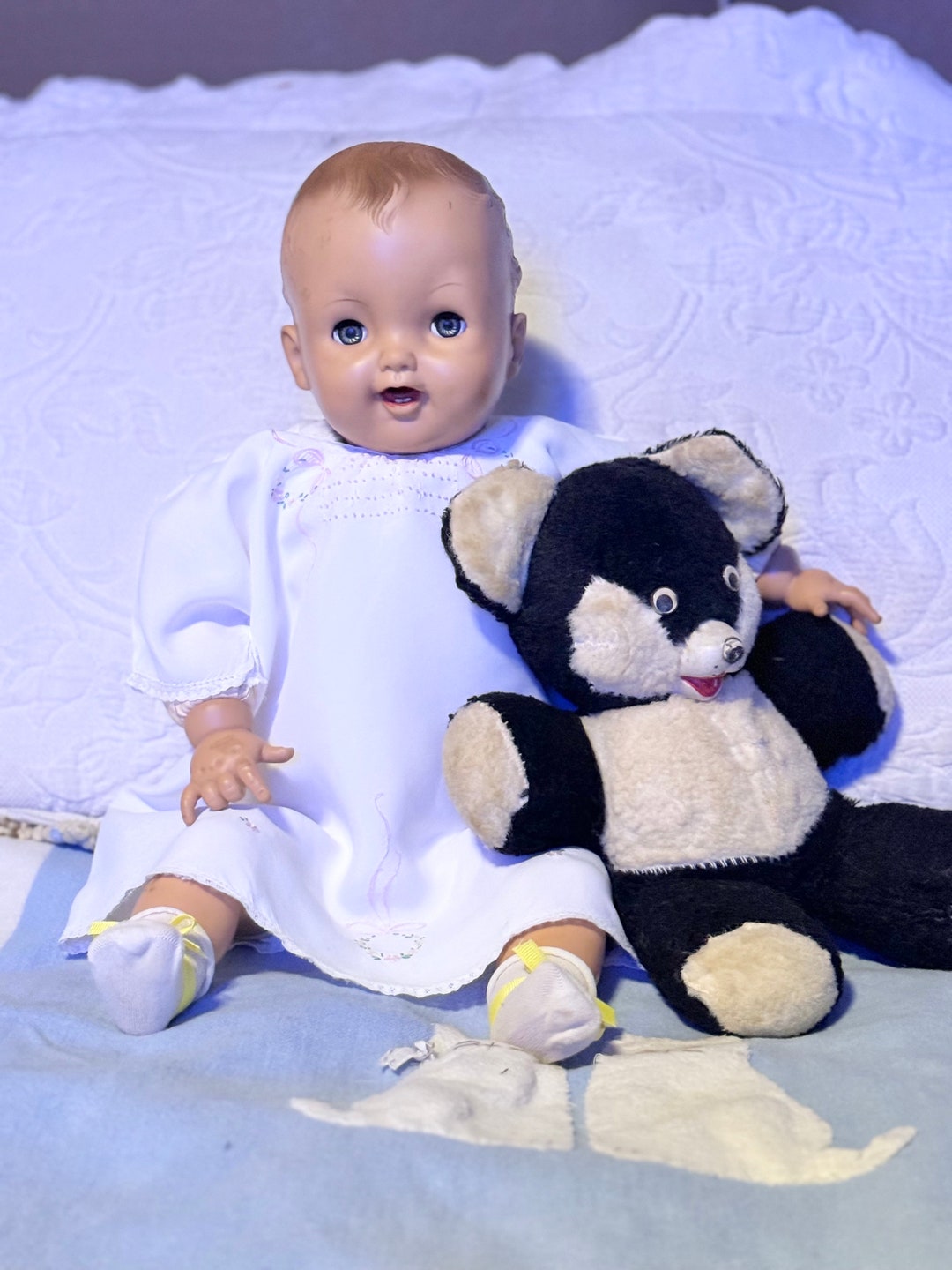 Fantastic 1953 Effanbee baby Cuddle-up With Working Crier Box 21 - Etsy