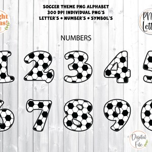 Soccer Alphabet Letters Number & Symbols PNG, Sports Alphabet Letters ...