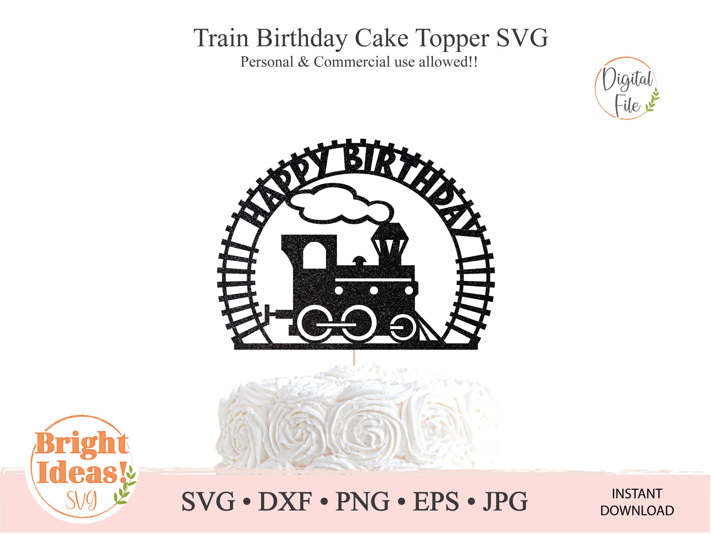Train Birthday Cake Topper Boy Train Birthday Baby Birthday Train Cake ...