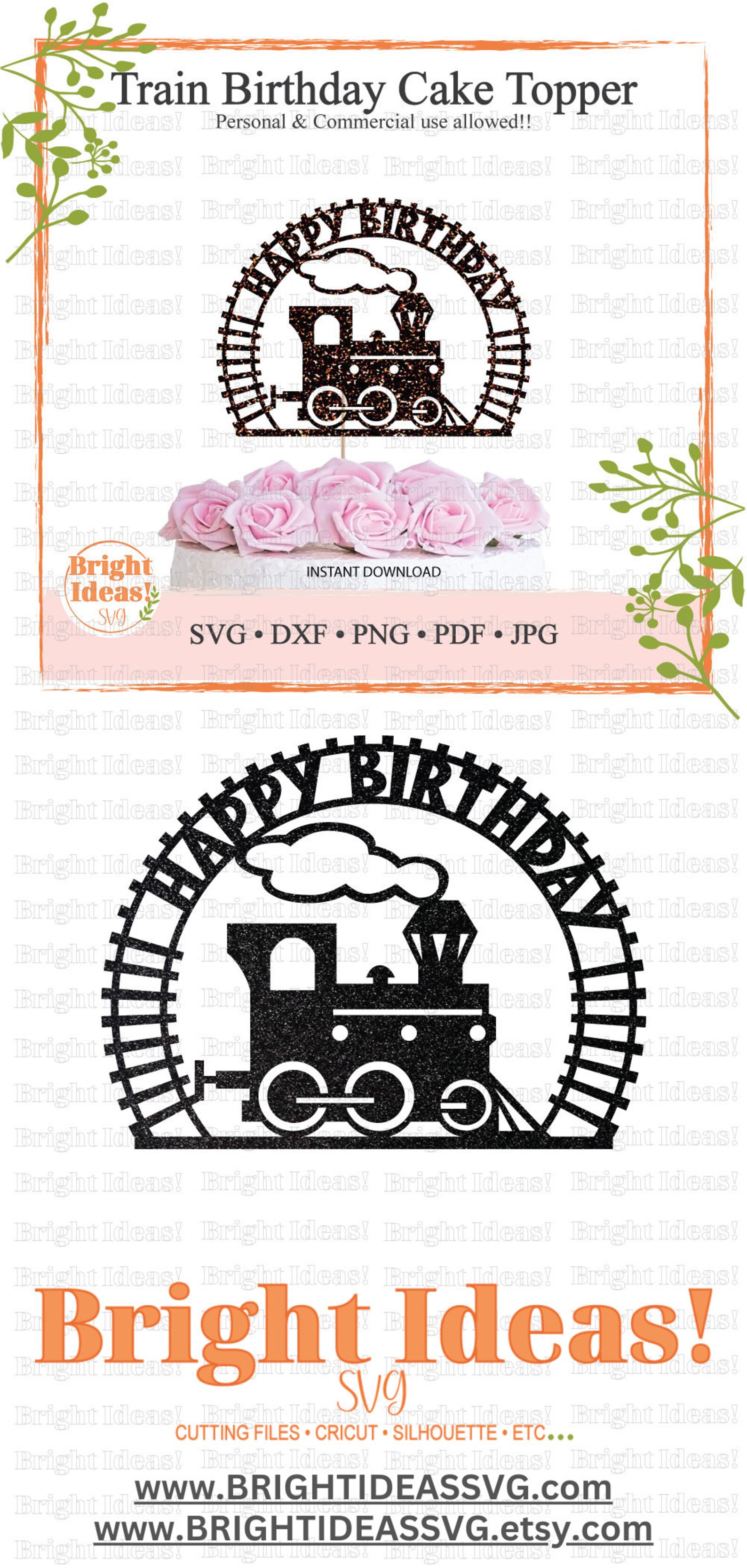 Train Birthday Cake Topper • Boy Train Birthday • Baby Birthday Train ...