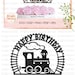 Train Birthday Cake Topper • Boy Train Birthday • Baby Birthday Train ...