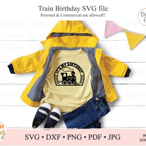 Train Cake Topper SVG Train T-shirt Sublimation Birthday Train Cake ...