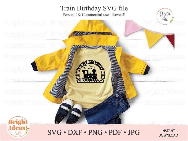 Train Cake Topper SVG Train T-shirt Sublimation Birthday Train Cake ...